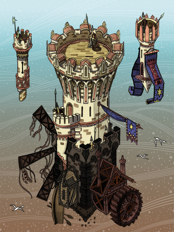 ArtStation - Flying Tower
