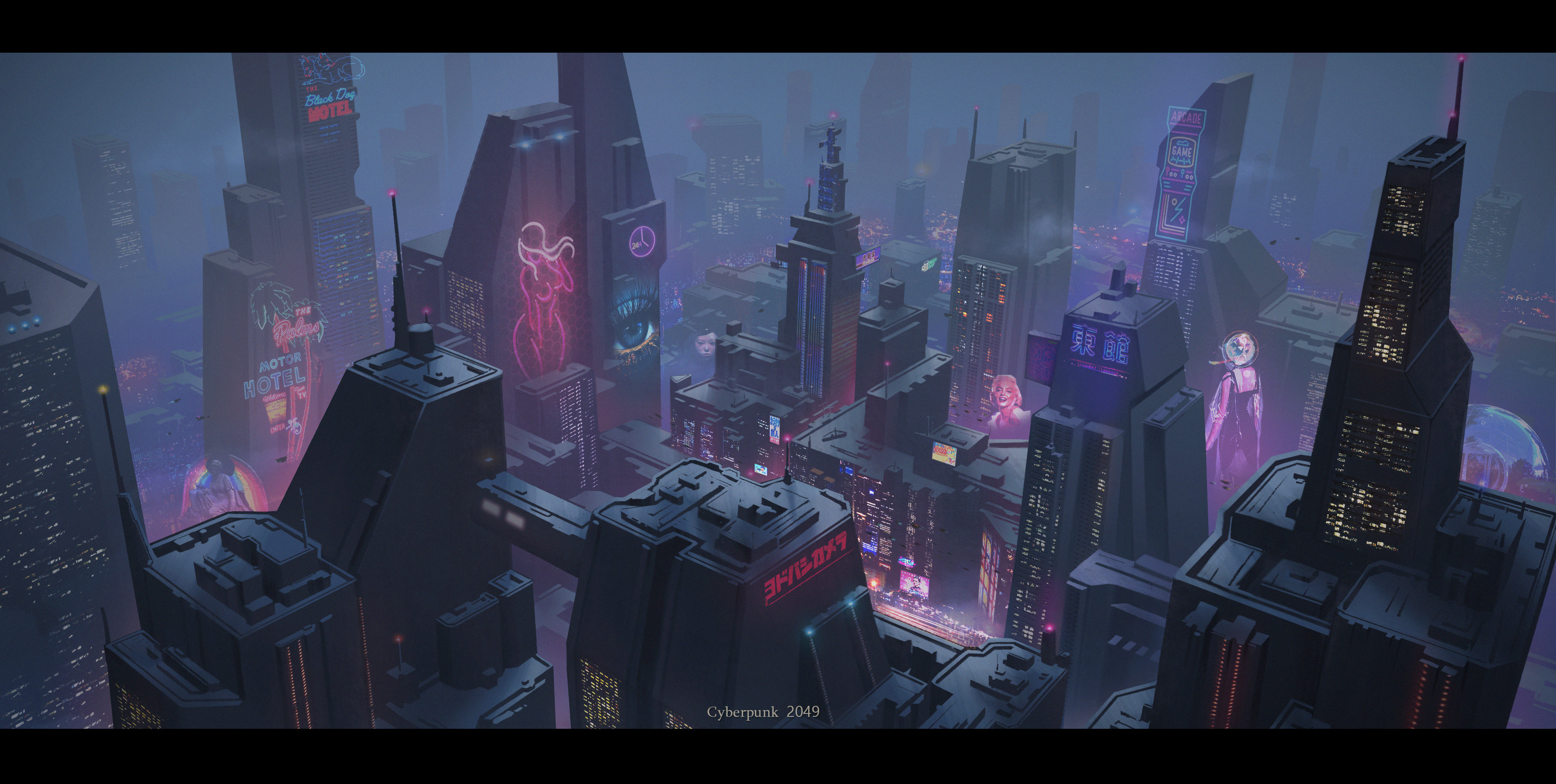 Cyberpunk city by 3 JIN : Cyberpunk