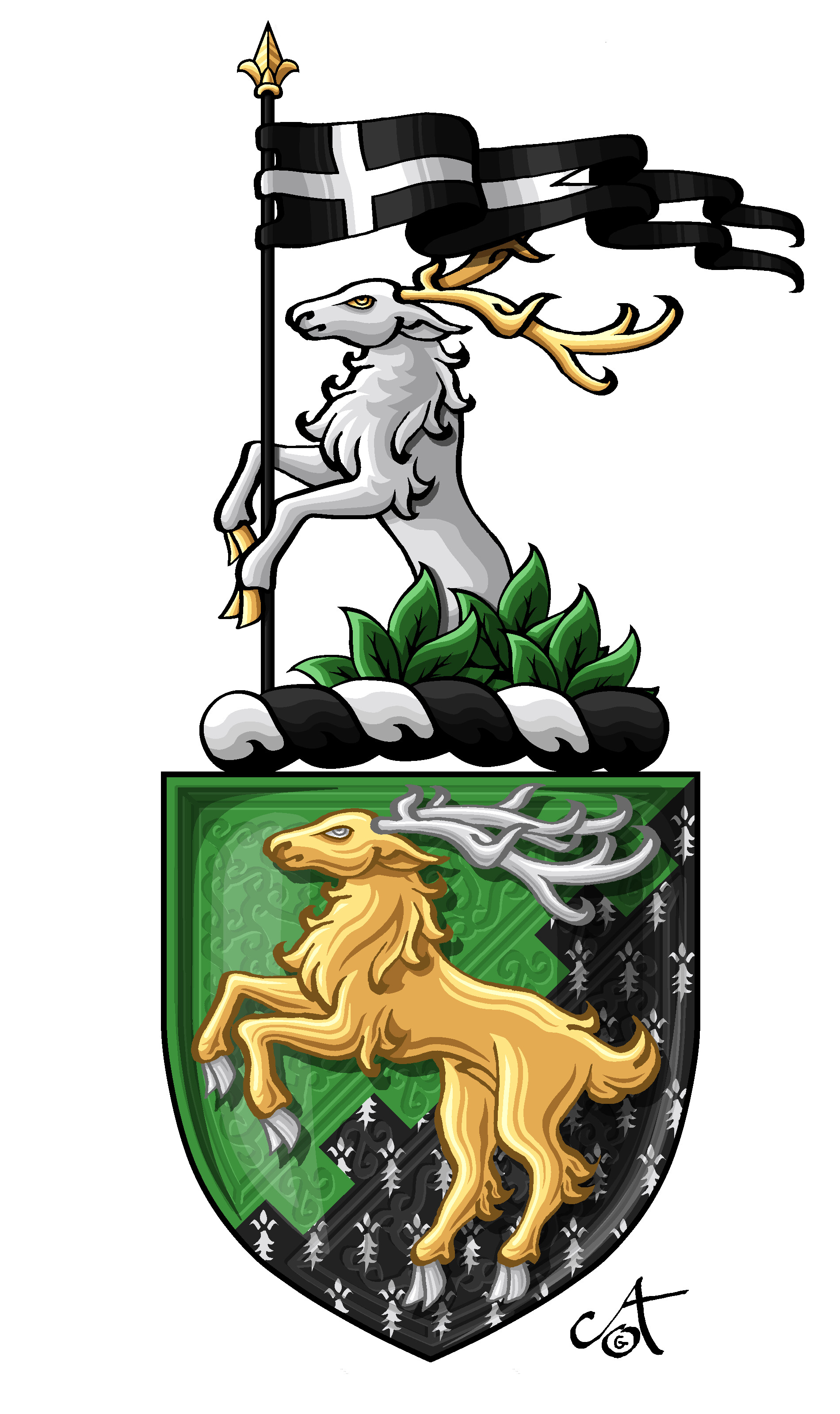 ArtStation - Jacques' Shield & Crest