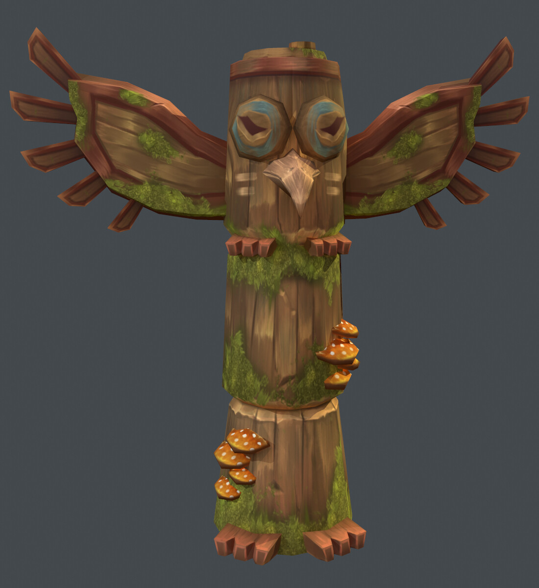 ArtStation - Wood totem