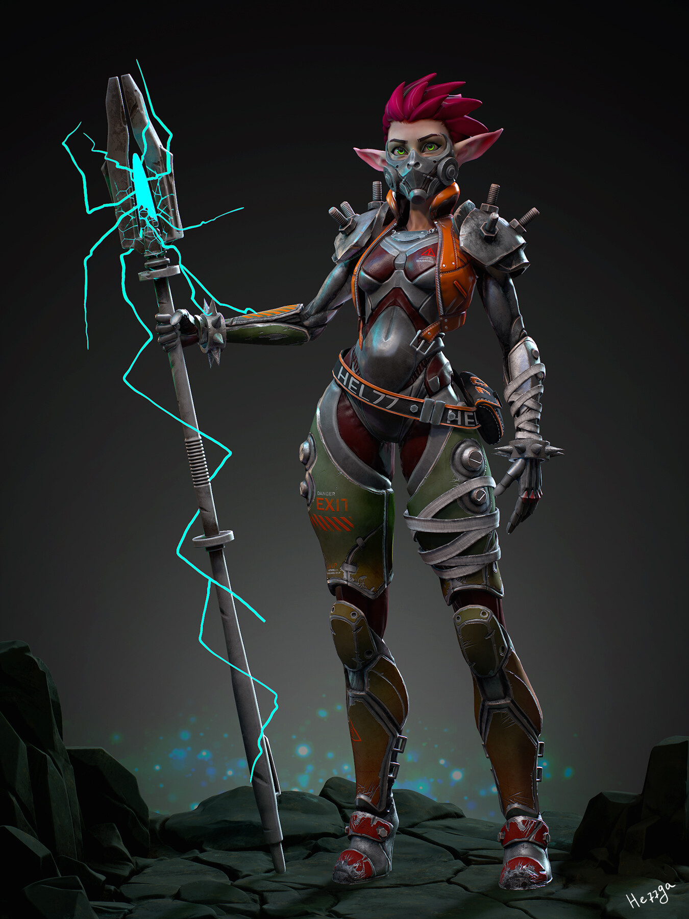 ArtStation - Maska - mercenary (real-time character)