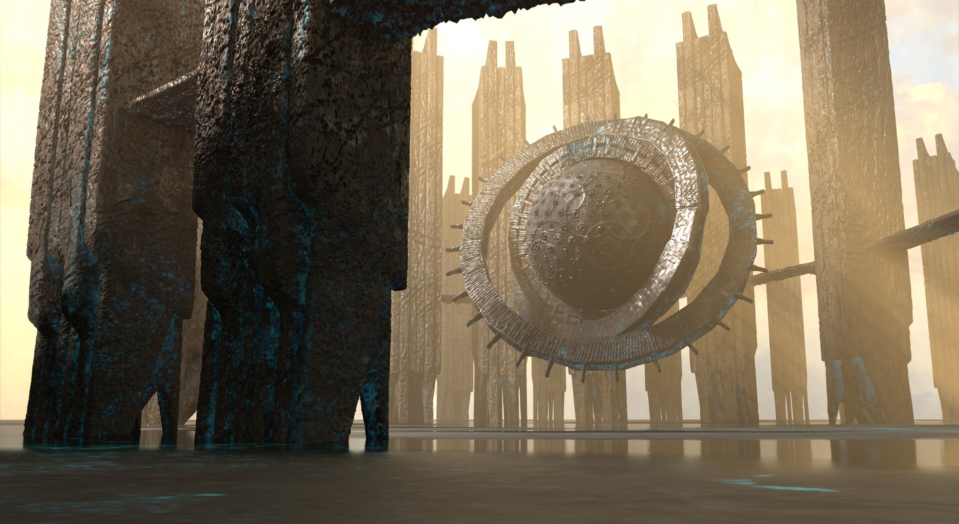 ArtStation - Sci-Fi Environment Design(Some other World)