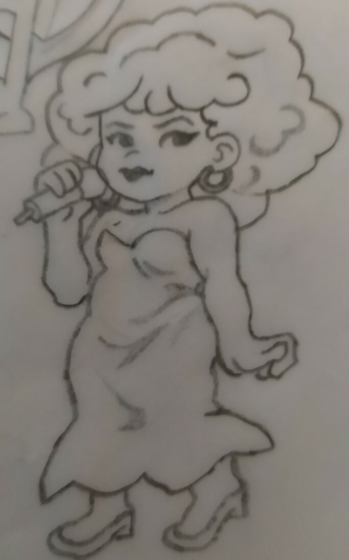 ArtStation - sketch of singer