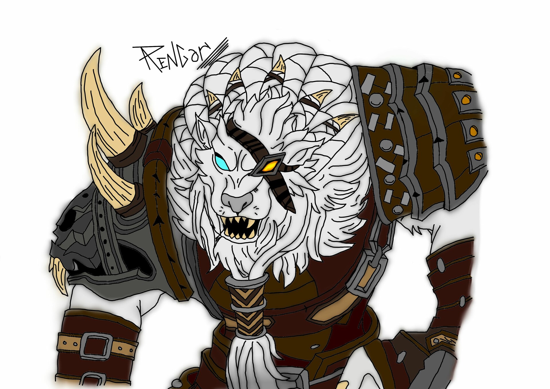 ArtStation - Re-upload of Rengar artwork
