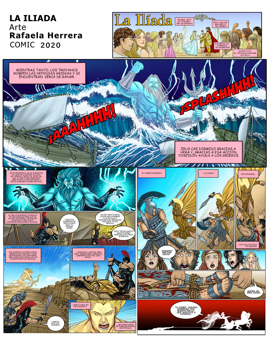 Rafaela Herrera - LA ILIADA muestras/comic