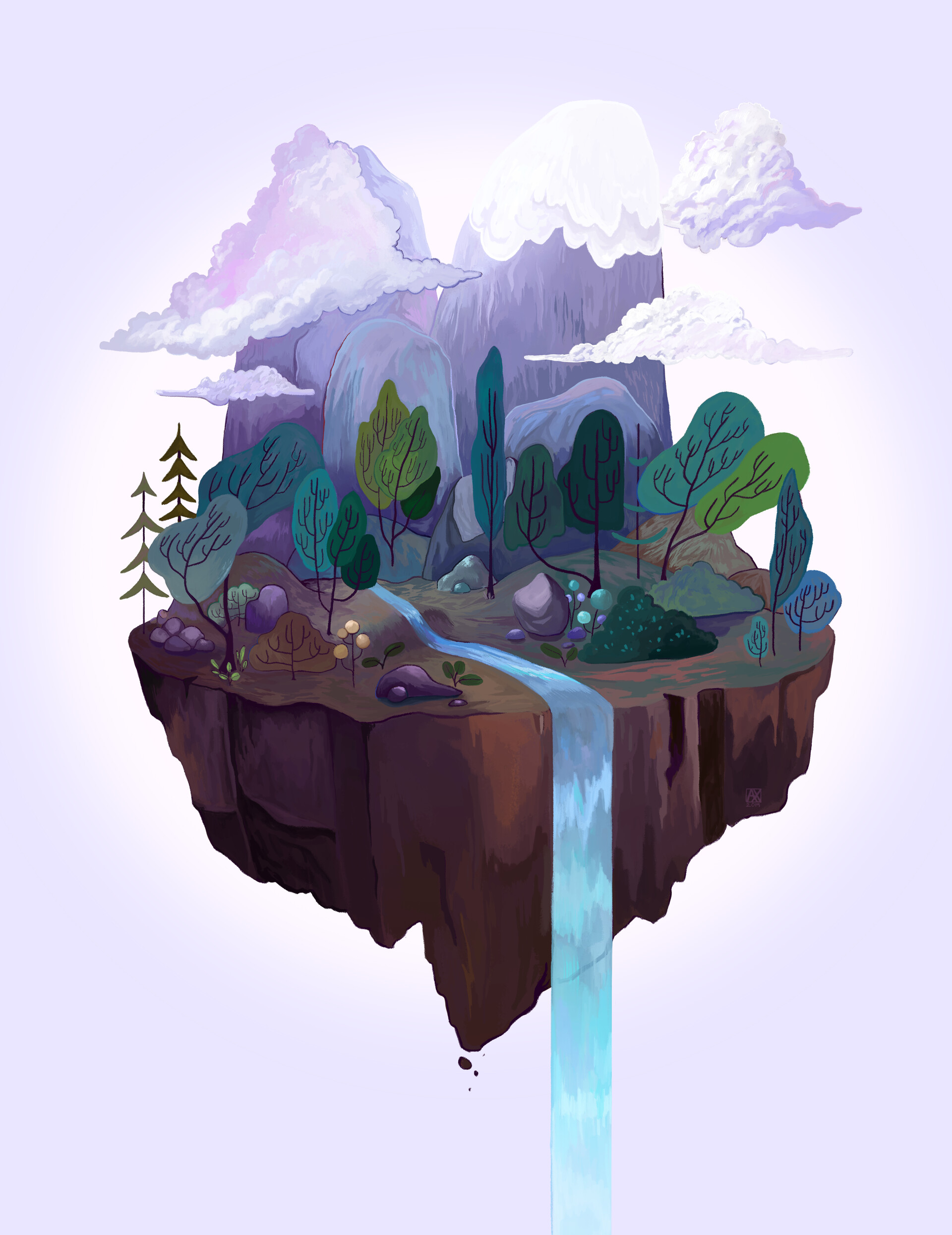 ArtStation - Flying Islands