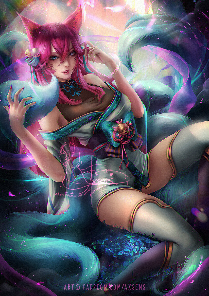 ArtStation - Ahri Spirit Blossom