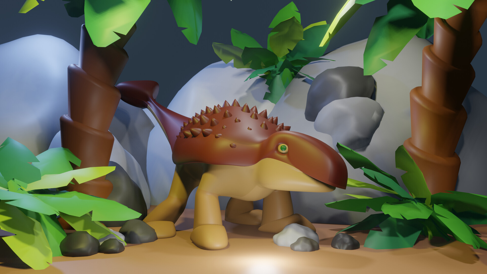 ArtStation - Anky the dinosaur