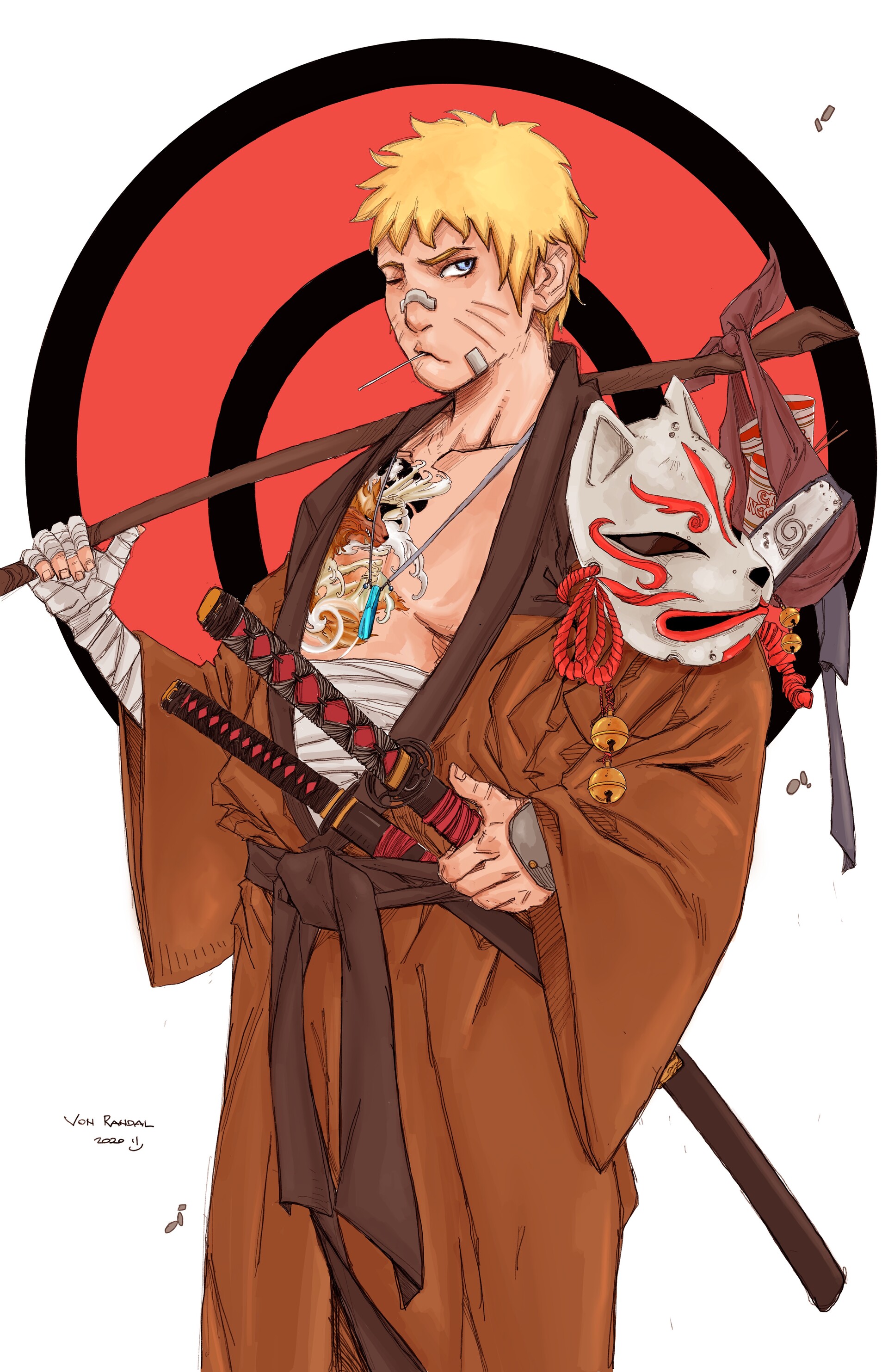 ArtStation - Ronin naruto