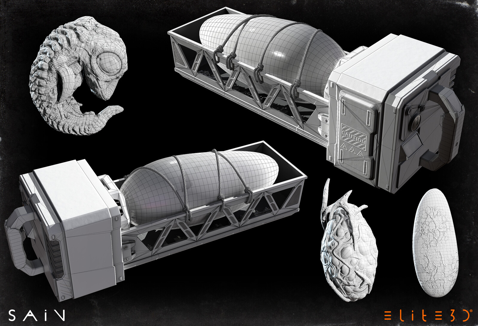 Martin Garcias Ticoulat - SAIN - Alien Storage Container