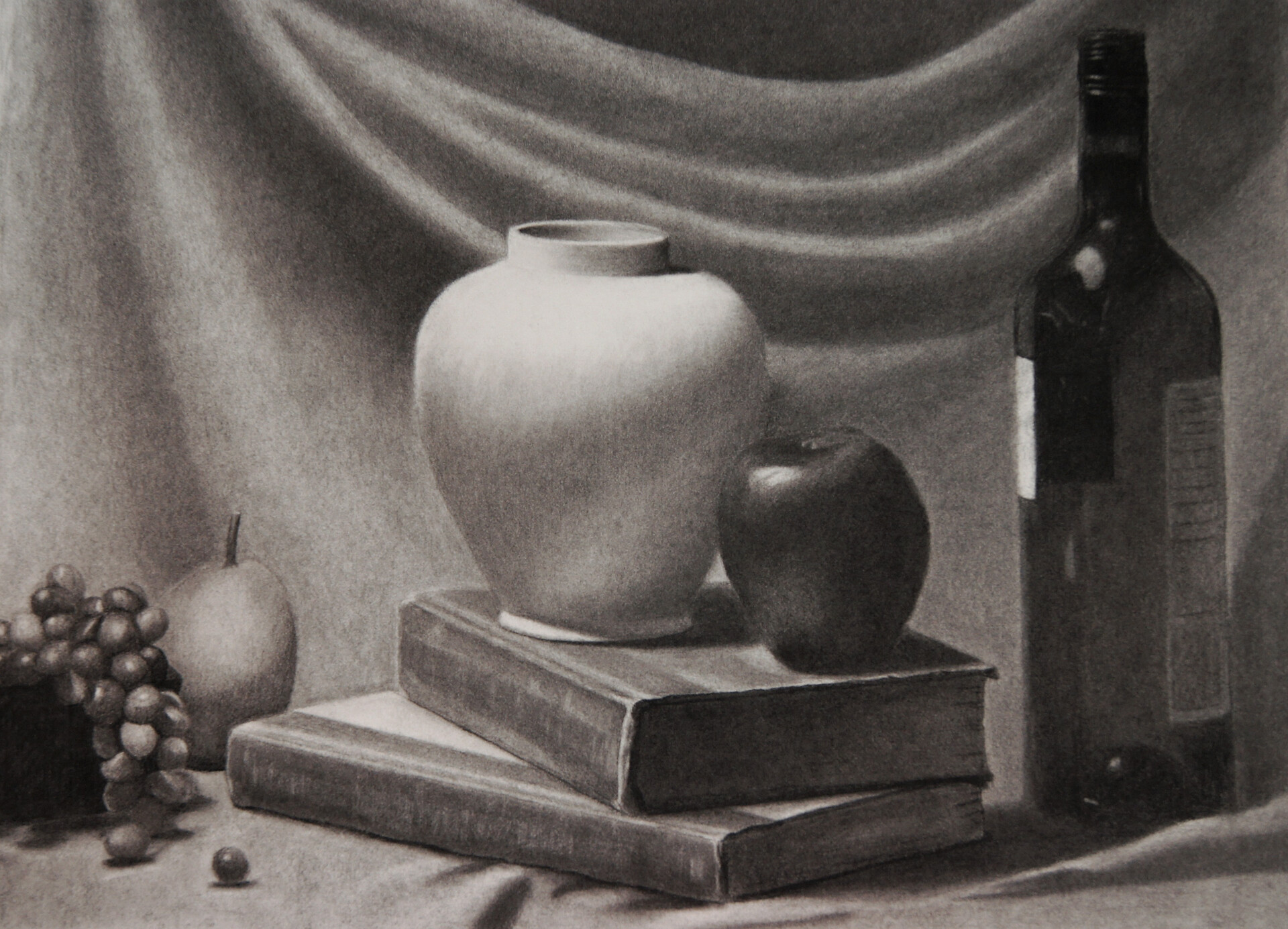 ArtStation - Still Life Study - Charcoal