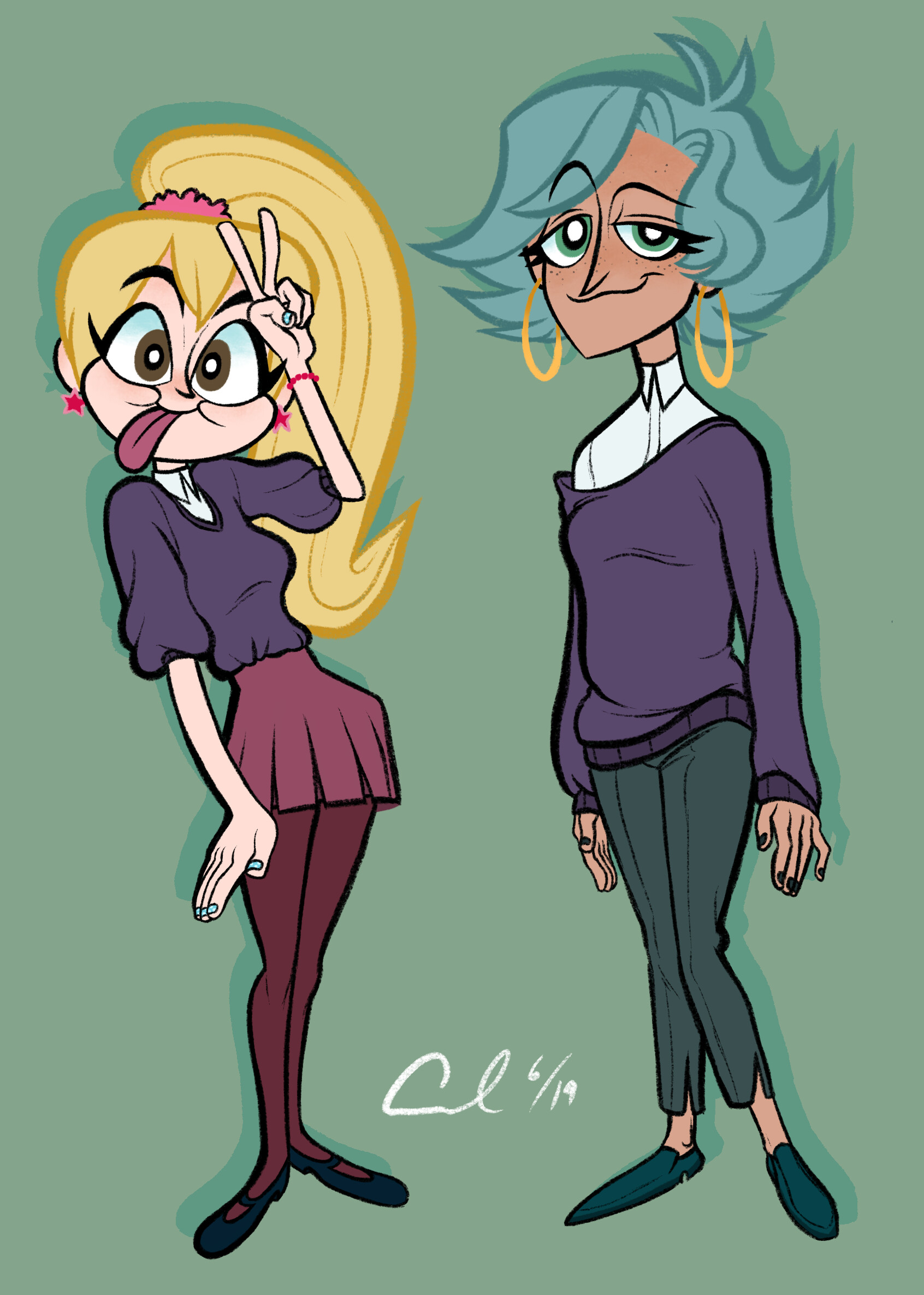 ArtStation - Missy and Maddie