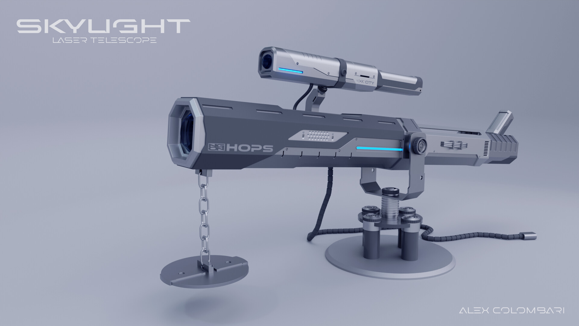 ArtStation - SKYLIGHT | Sci-fi telescope