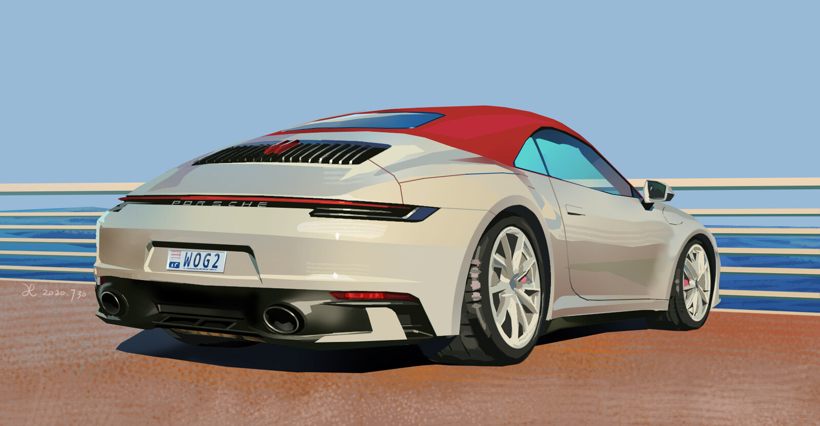 weiqin shen - 性感圆润又光滑 保时捷PORSCHE911