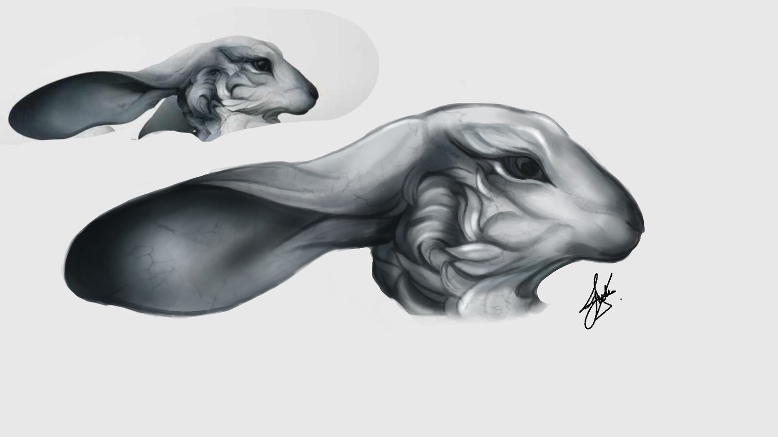 Jade - Digital Painting STUDY PRACTISE - Beth Cavener Stitcher