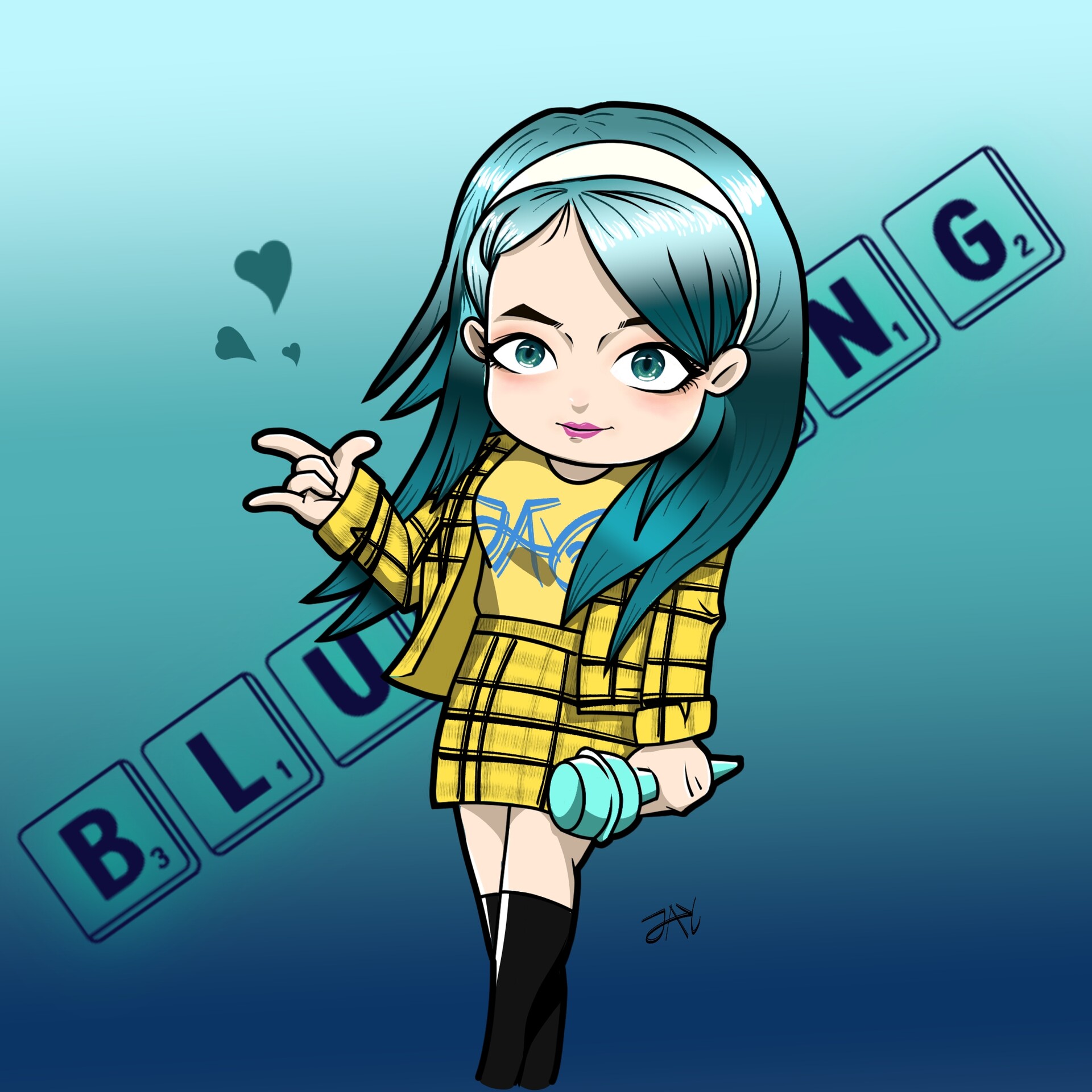 ArtStation - Chibi IU💙