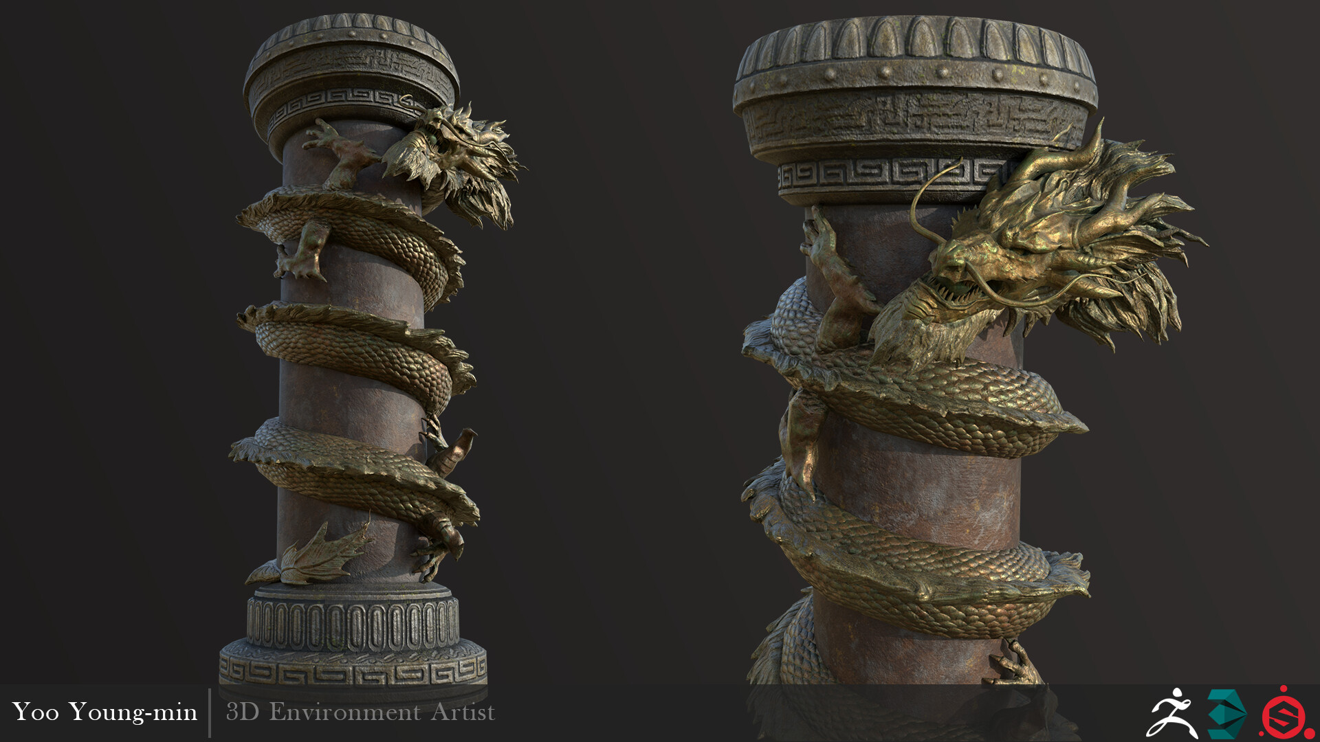 ArtStation - Dragon pillar