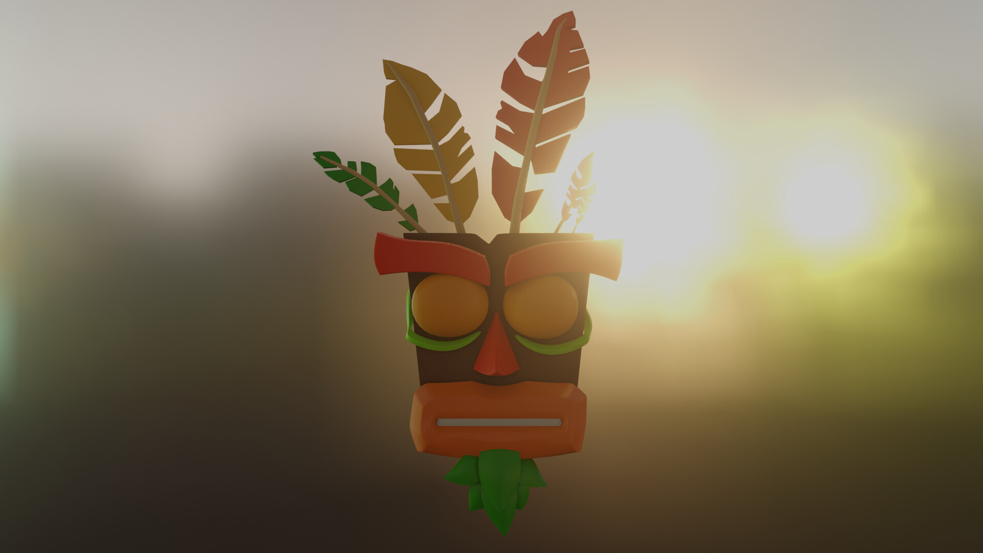 ArtStation - Crash Bandicoot - Aku Aku