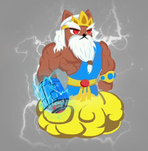 ArtStation - zeus cat