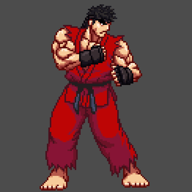 Andrew “Hien” Rattanakongkham - Ryu Pixel Art 2020