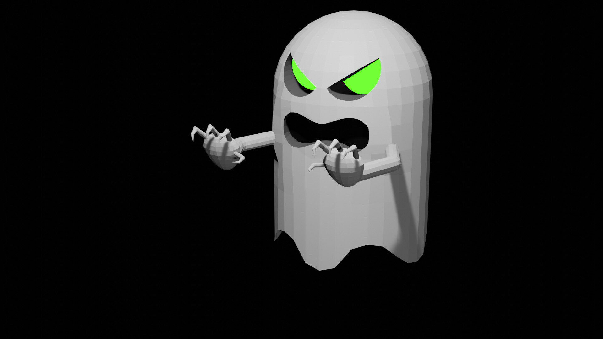 ArtStation - Hood in The Wood - Mobile Game - Low Poly Ghost