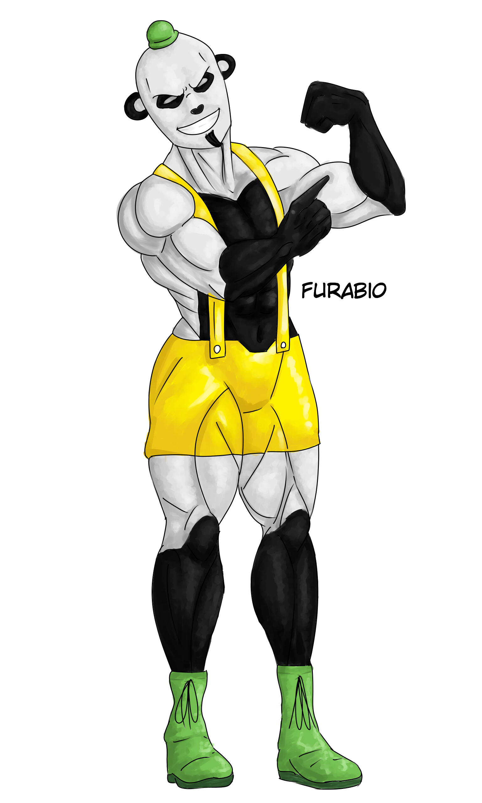 ArtStation - Panda bodybuilder