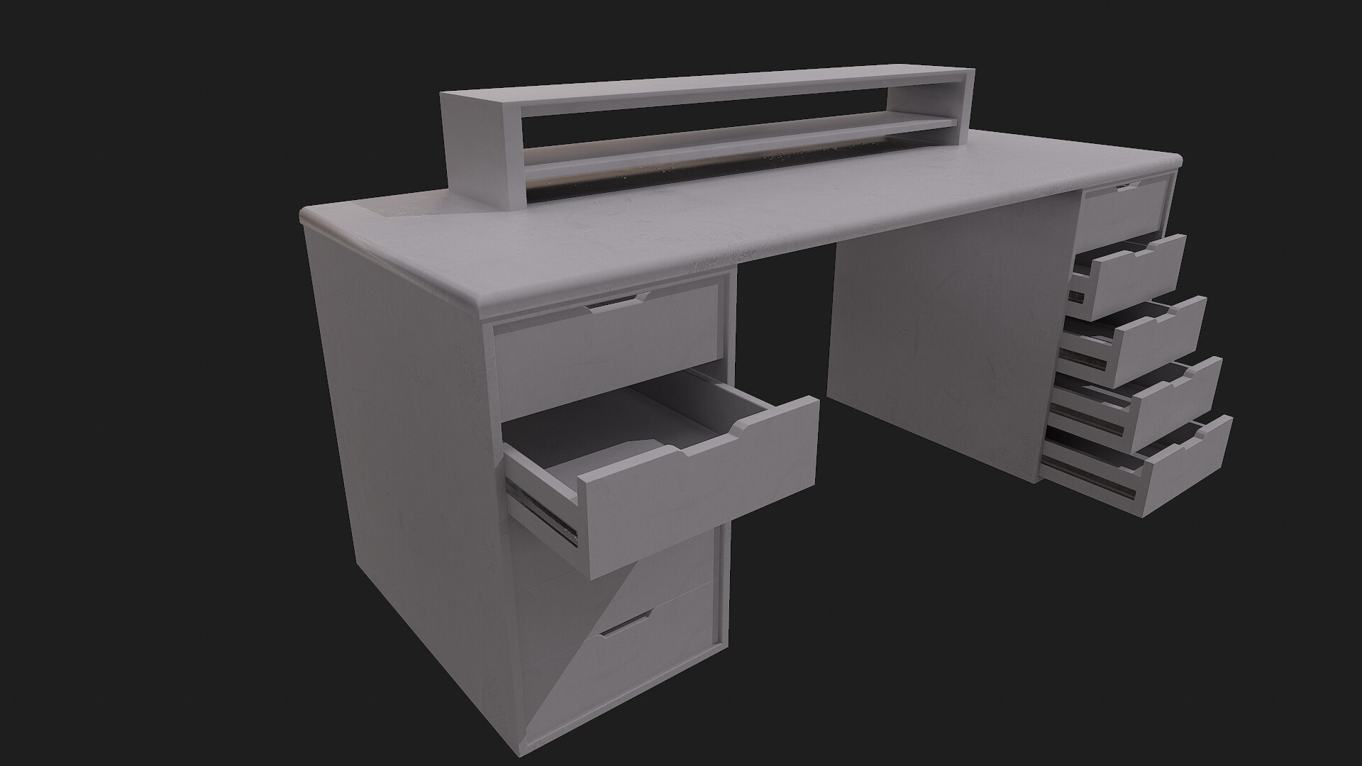 ArtStation - Wooden Desk Clean&Dirty