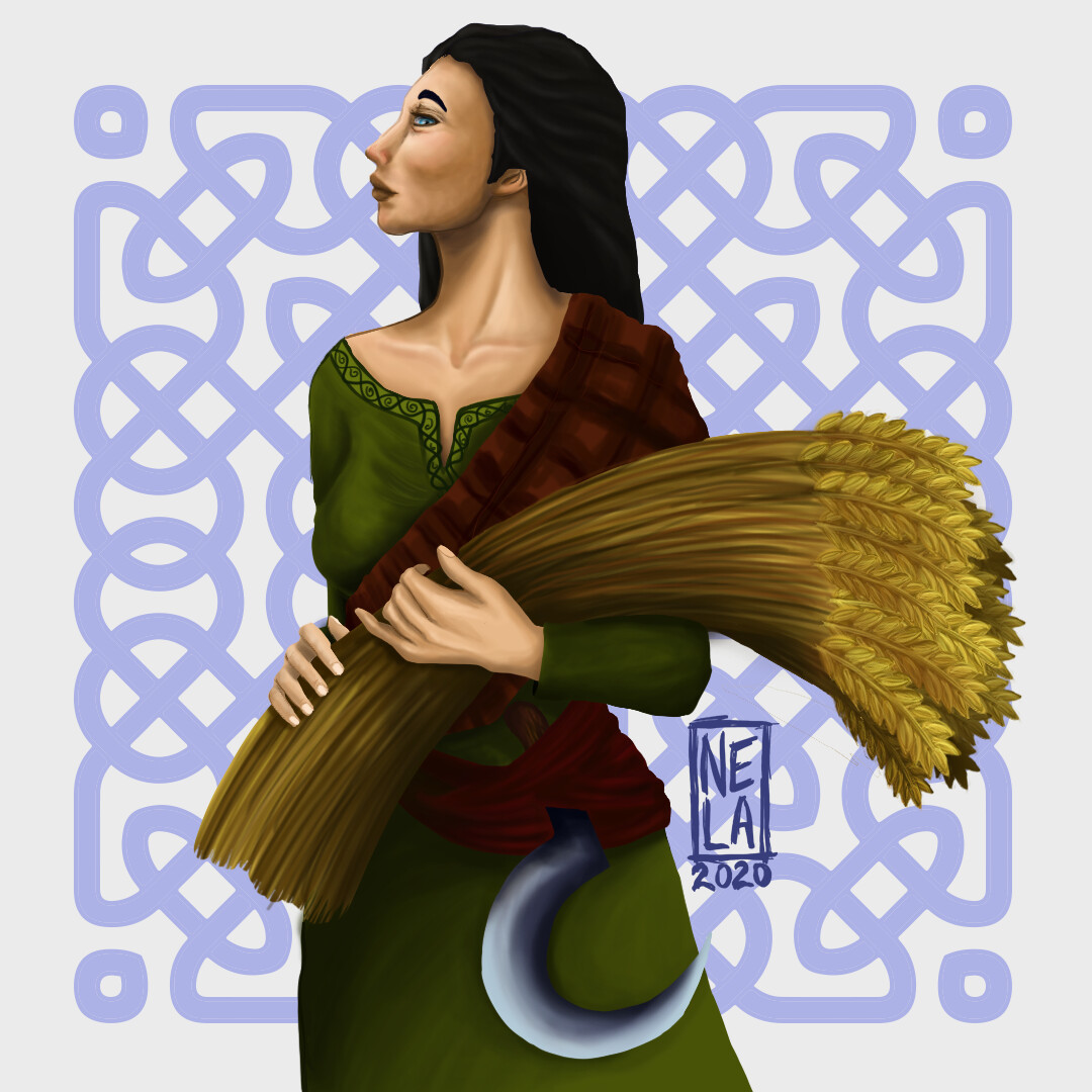 ArtStation - Goddess Tailtiu, Lady of the Harvest