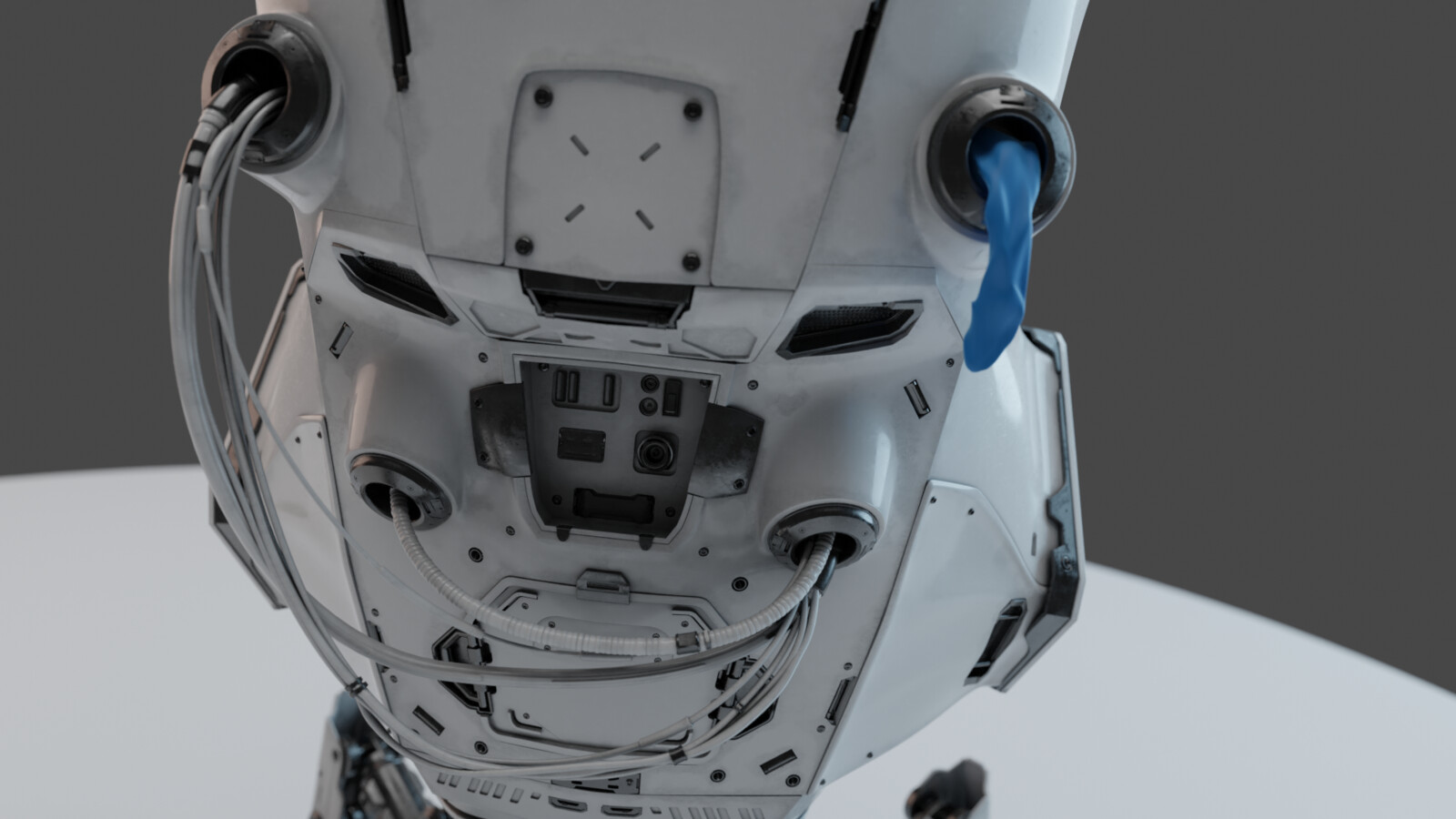 Mario Abou Samra - WIP - Robot - Hard Surface Modeling Course (by Creative Shrimp)
