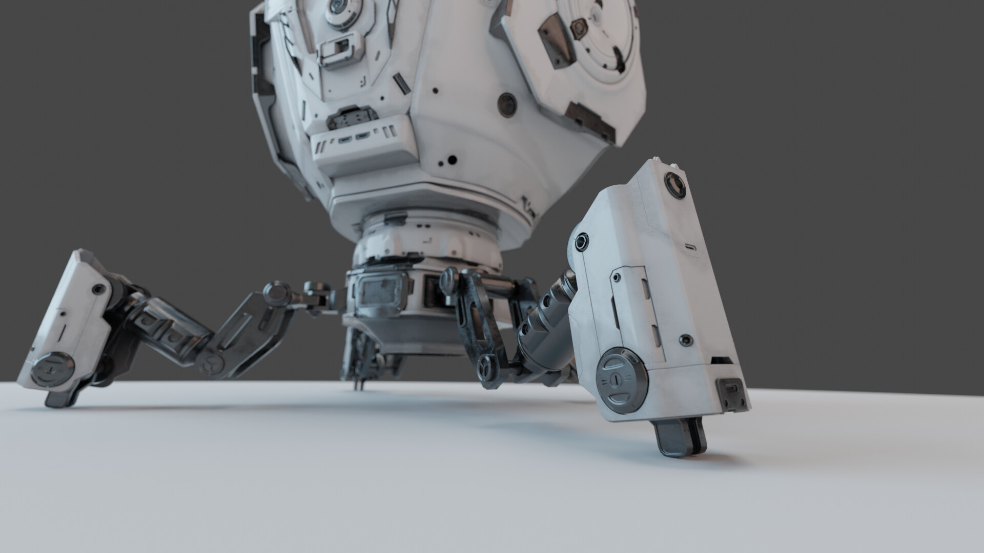 Mario Abou Samra - WIP - Robot - Hard Surface Modeling Course (by Creative Shrimp)