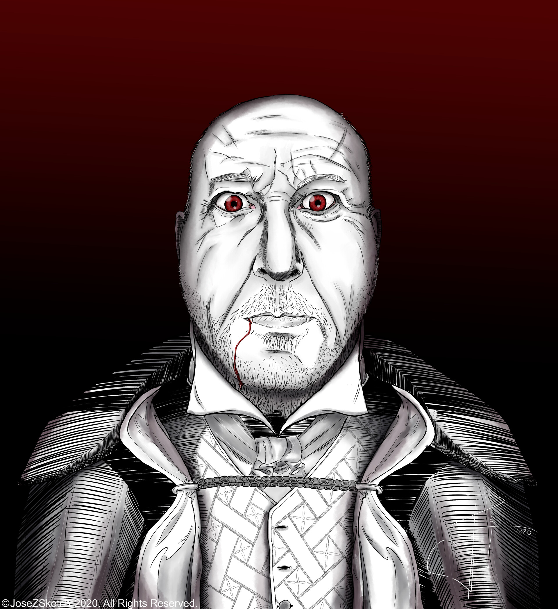 ArtStation - Thematic portrait (Vampire)