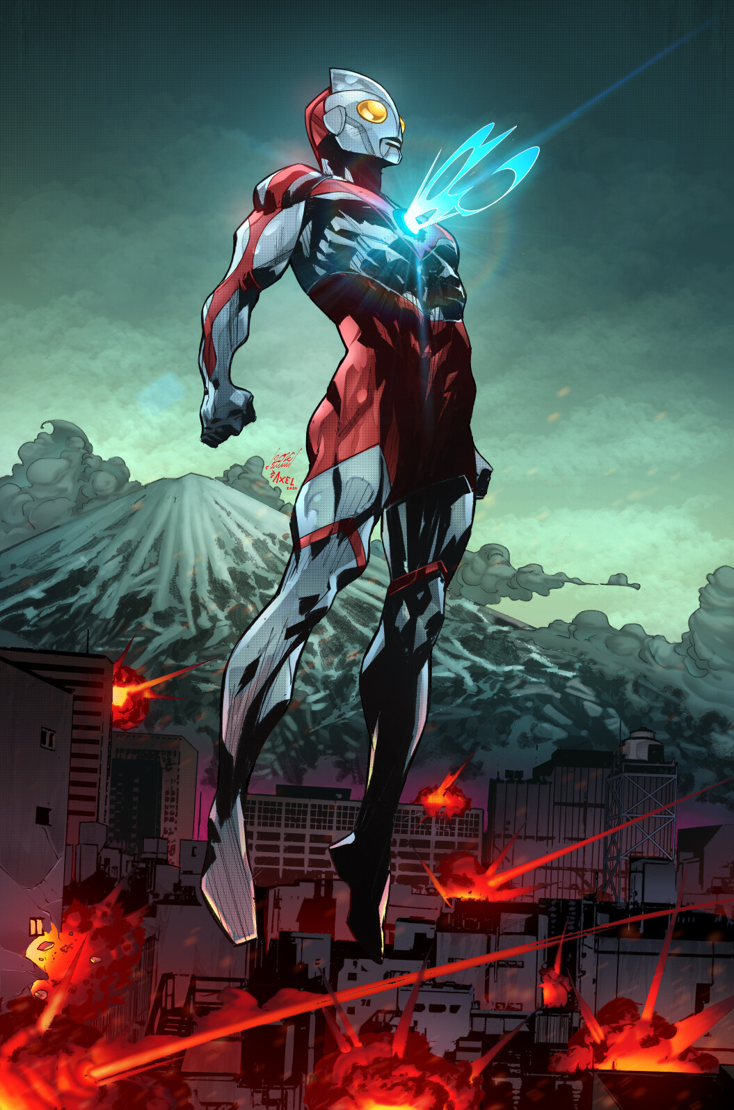 Artstation Ultraman By Juanan Ramirez Colored By Me