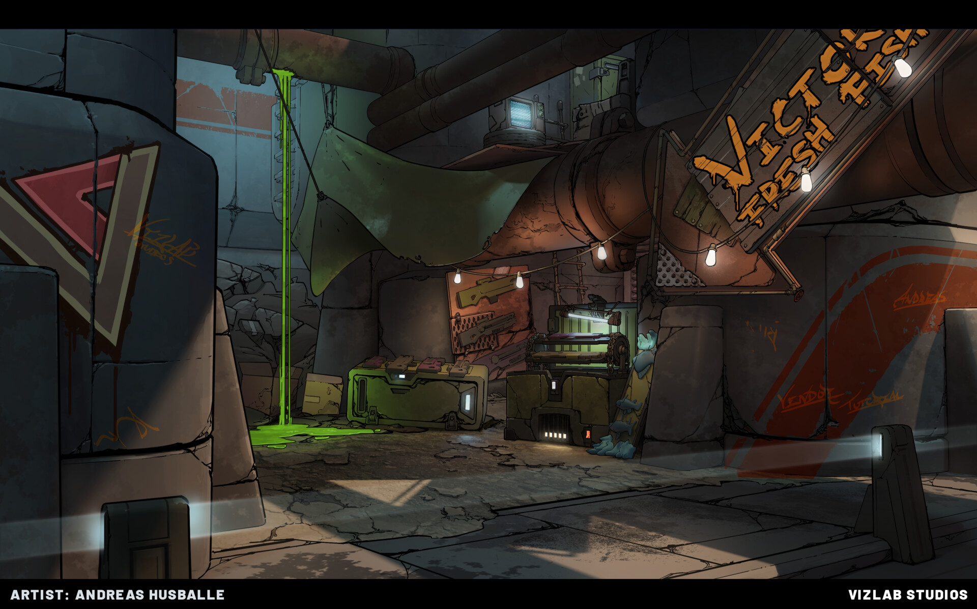 ArtStation - Borderlands inspired work