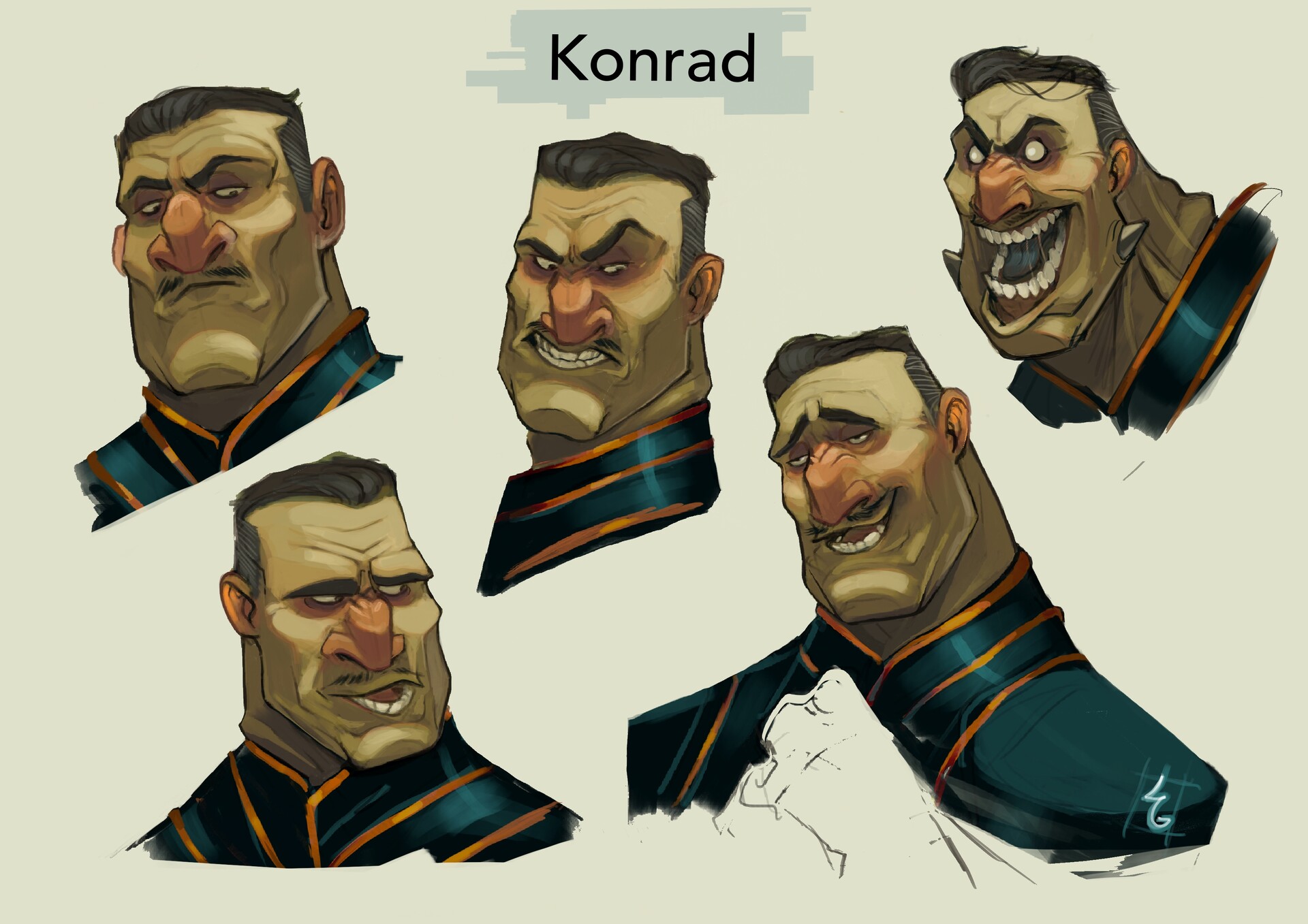 ArtStation - Character desing for school project