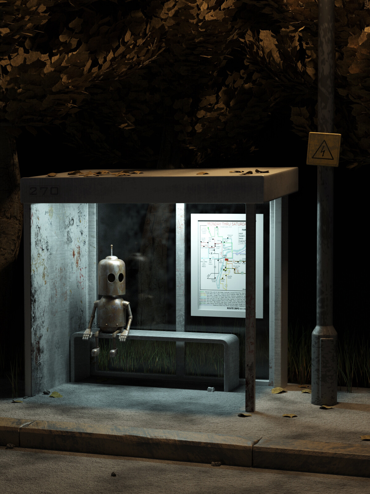 ArtStation - Robot Alone