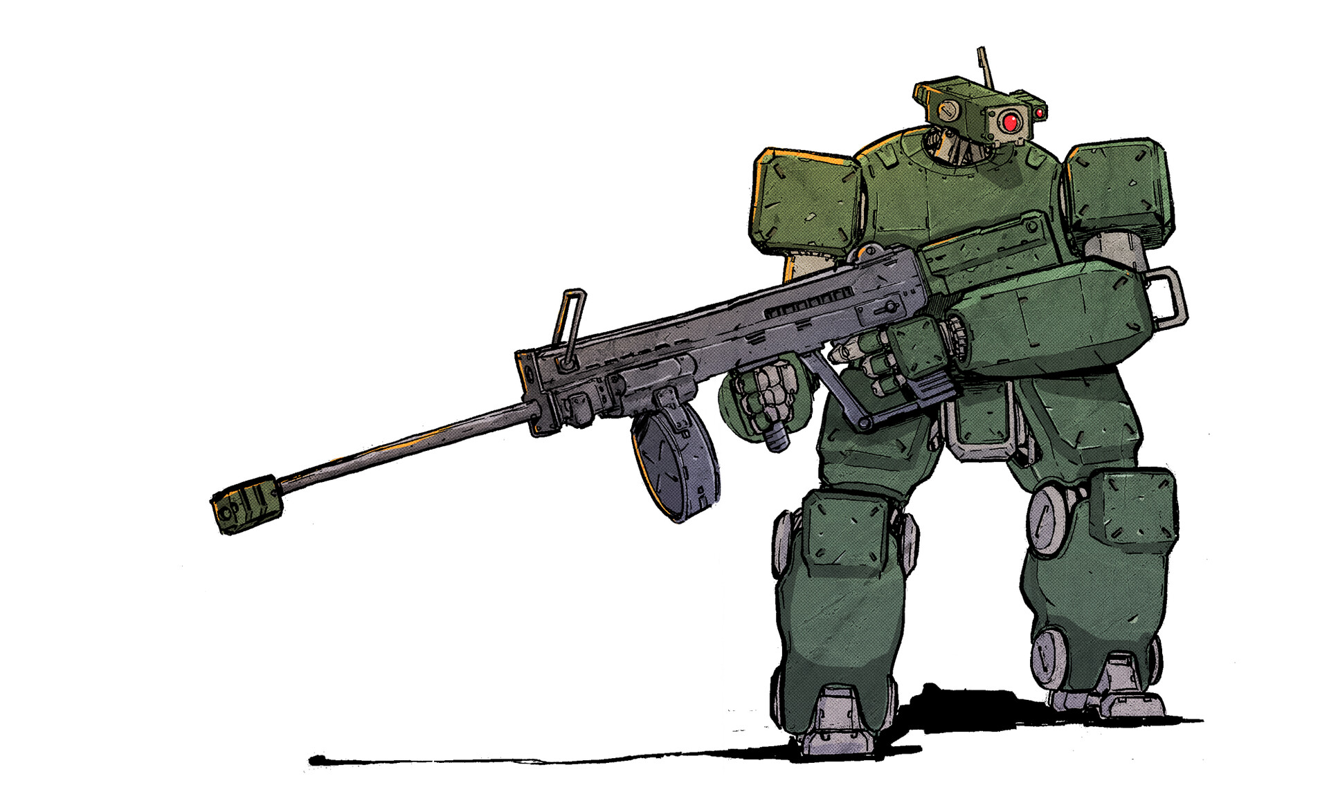 ArtStation - Army Mecha