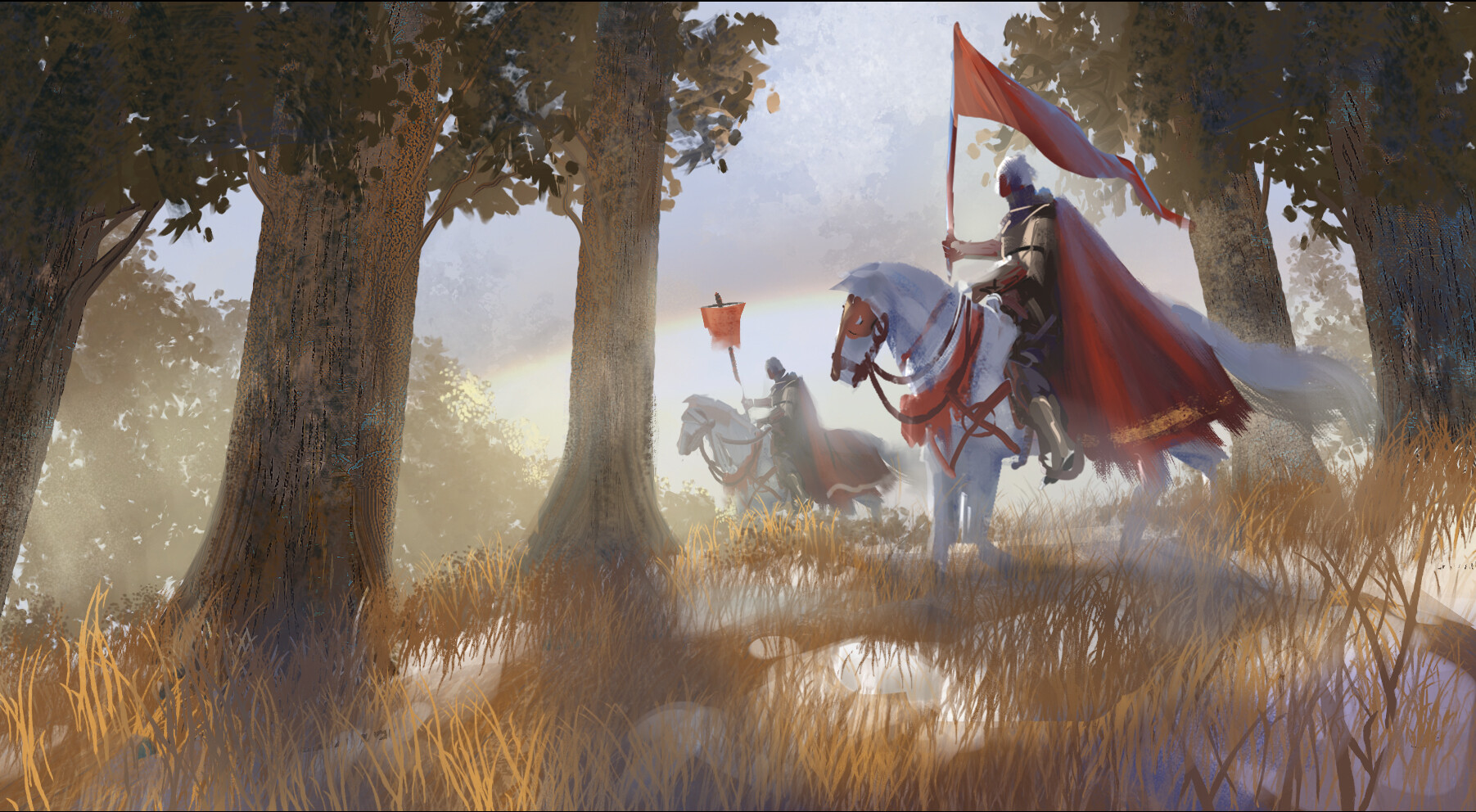 ArtStation - Knights walk