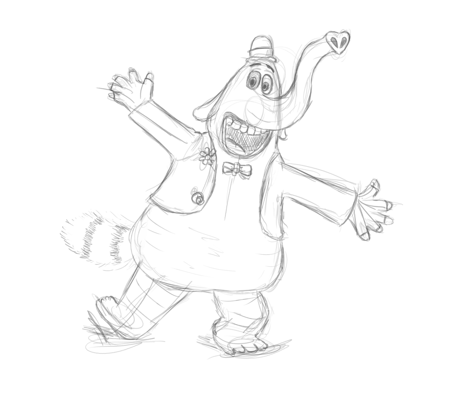 bing bong inside out coloring pages