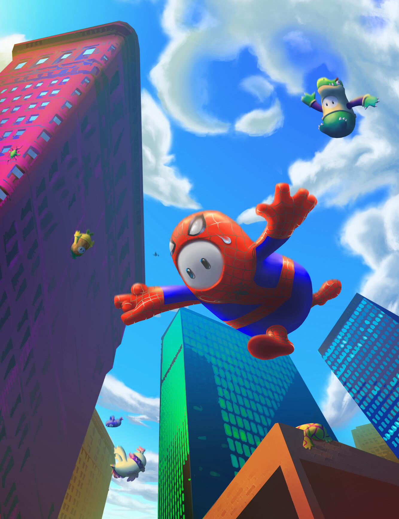 ArtStation - Fall Guys fanart