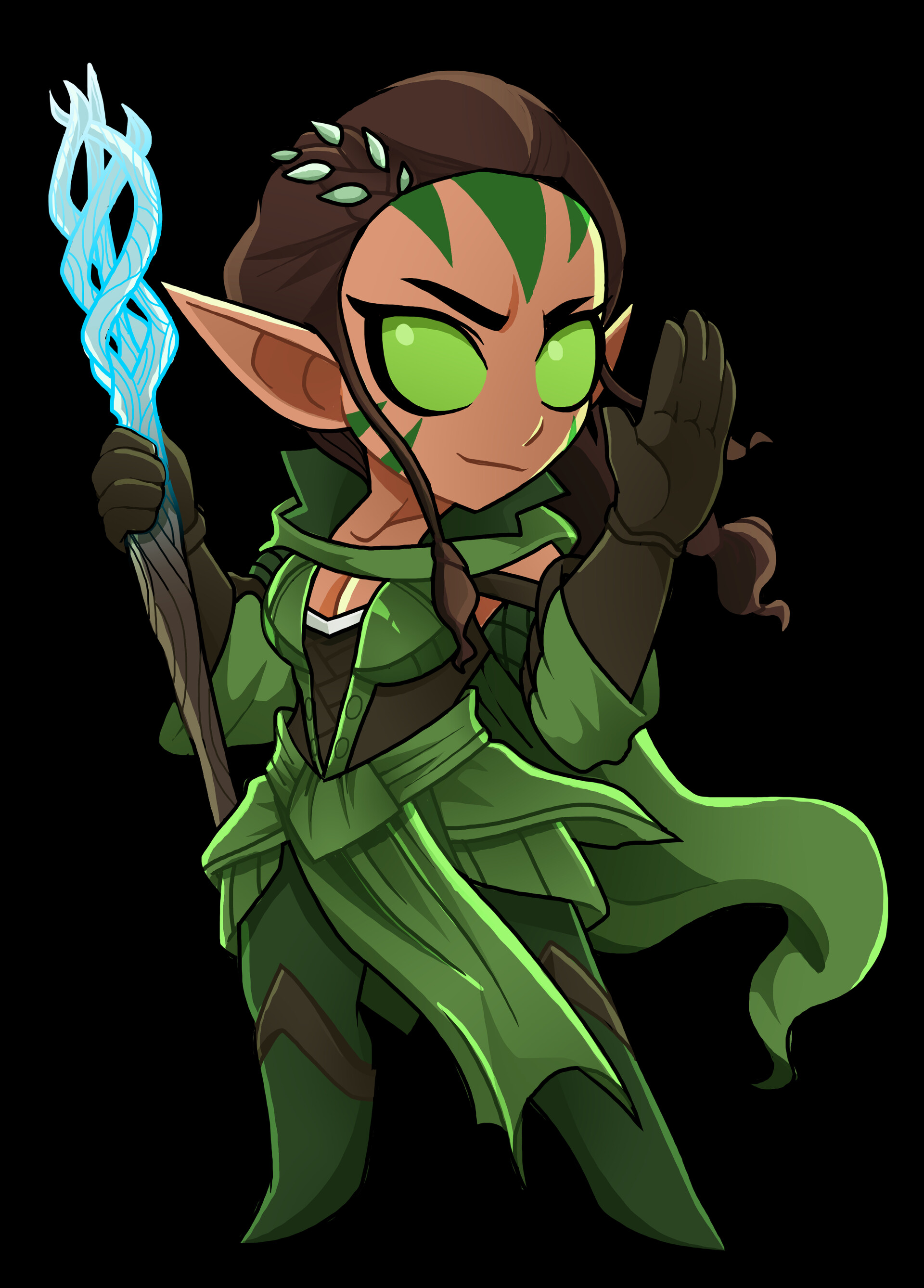 ArtStation - Magic: the Gathering Fan Art — Nissa