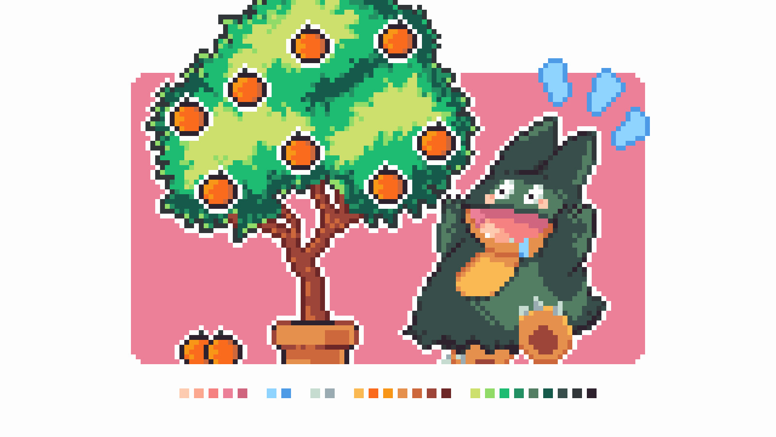 ArtStation - Munchlax would like to taste these Oranges