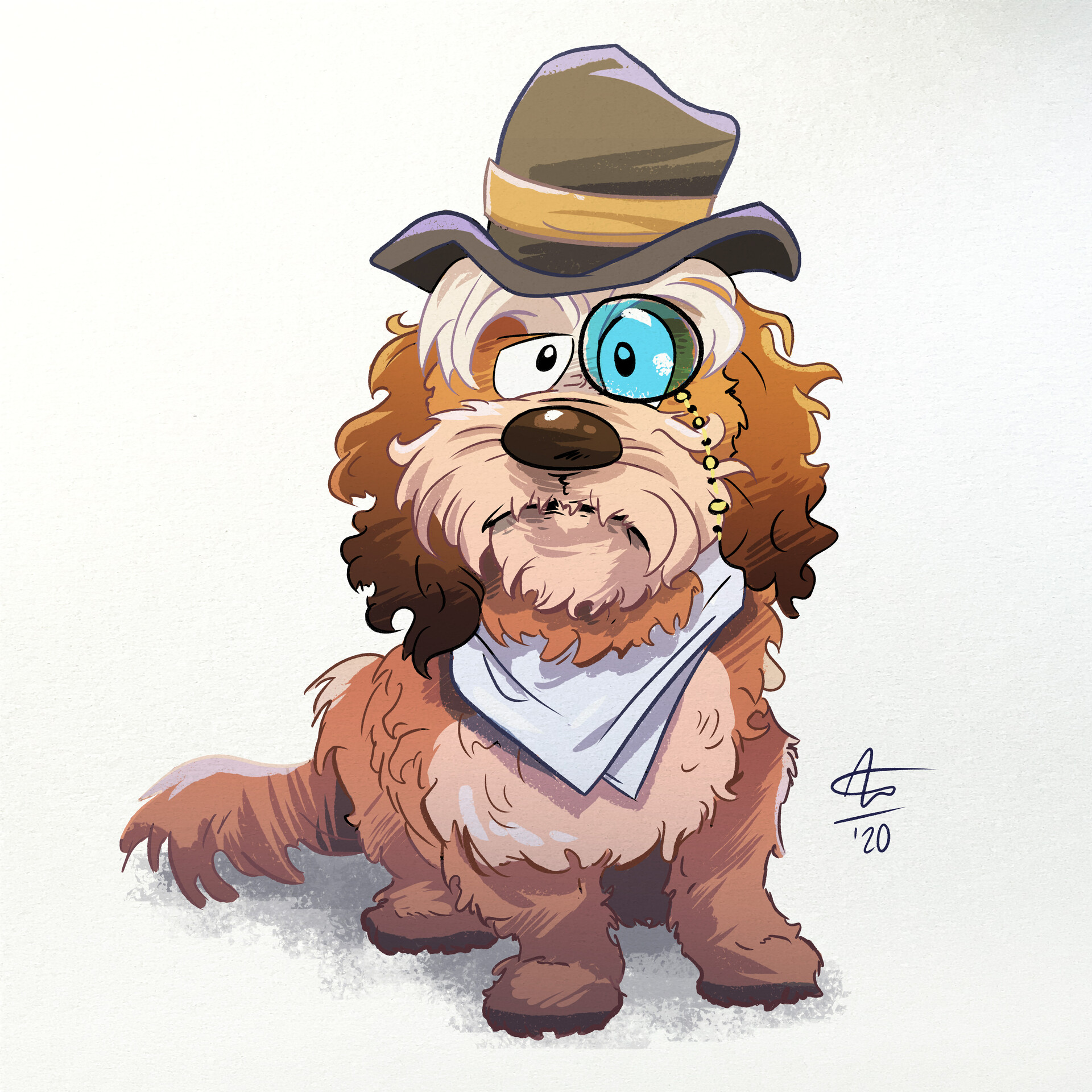 ArtStation - Goldendoodle