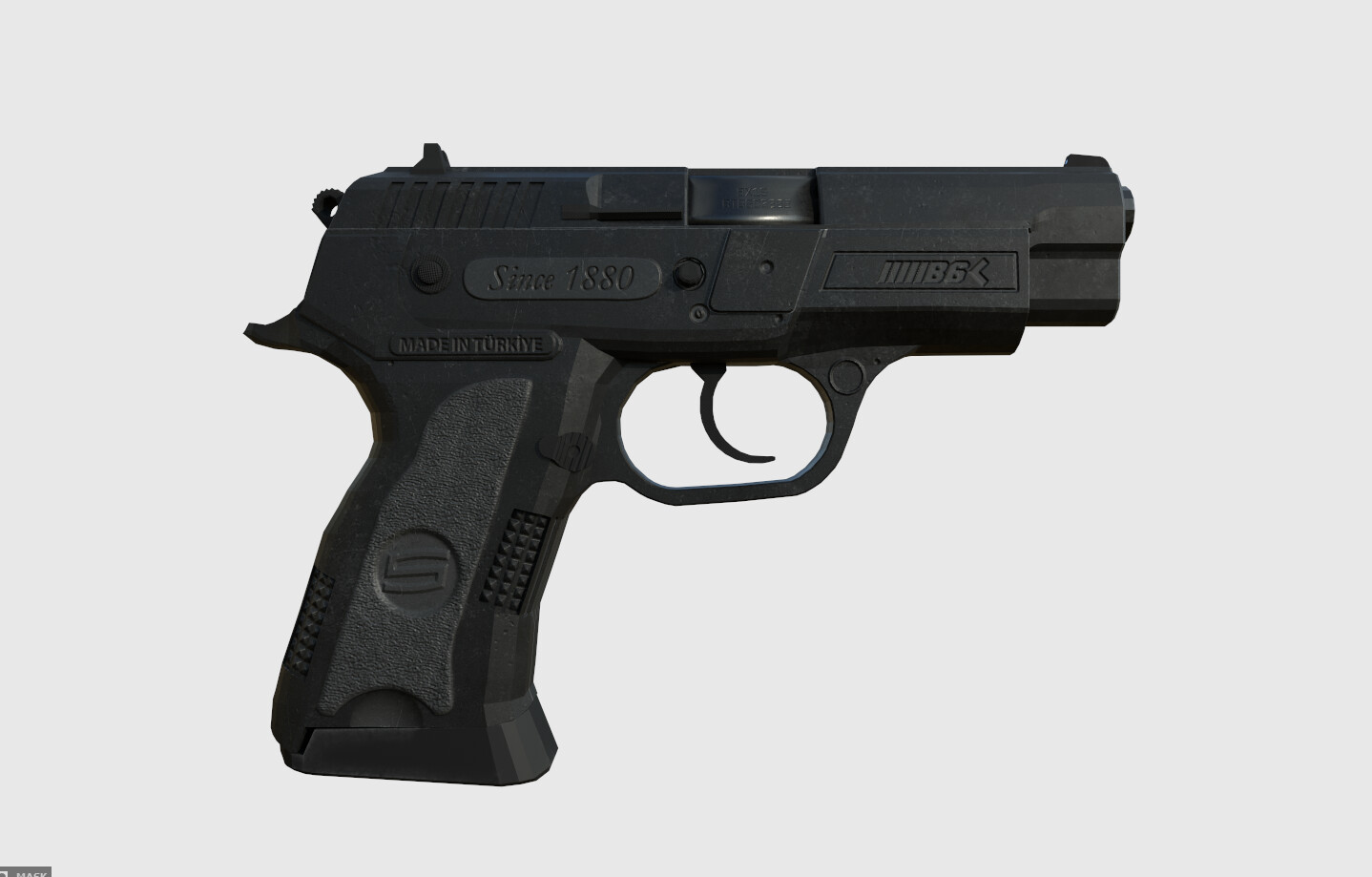 ArtStation - B6C Gun Colour 004 - Low Poly