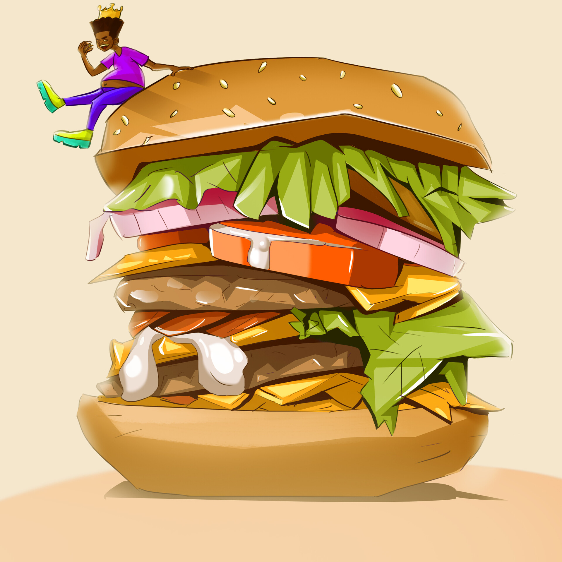 ArtStation - BURGER KING