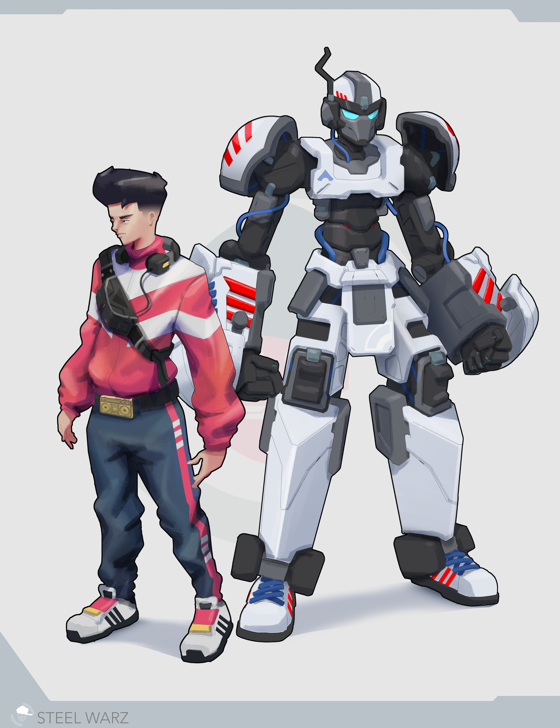 ArtStation - Bboy and Bbot