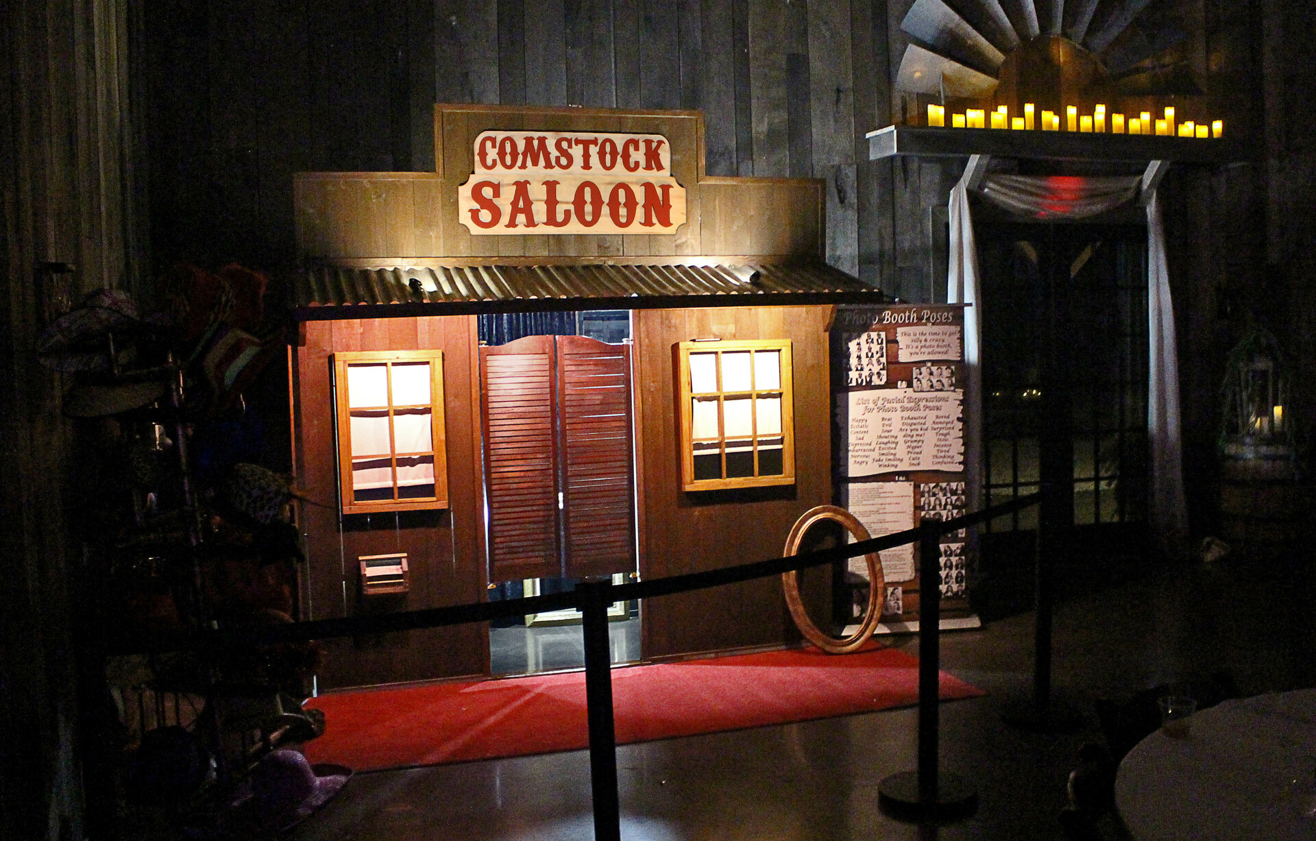 ArtStation - Rustic western saloon photo booth.