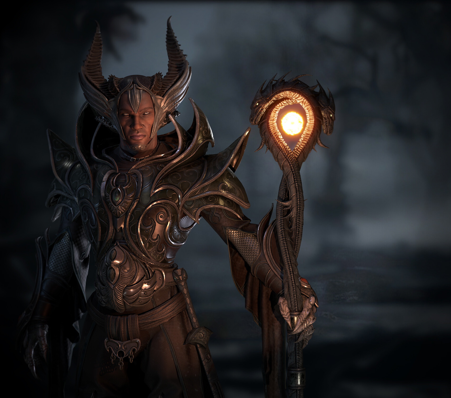 ArtStation - Diablo Sorcerer Game Model