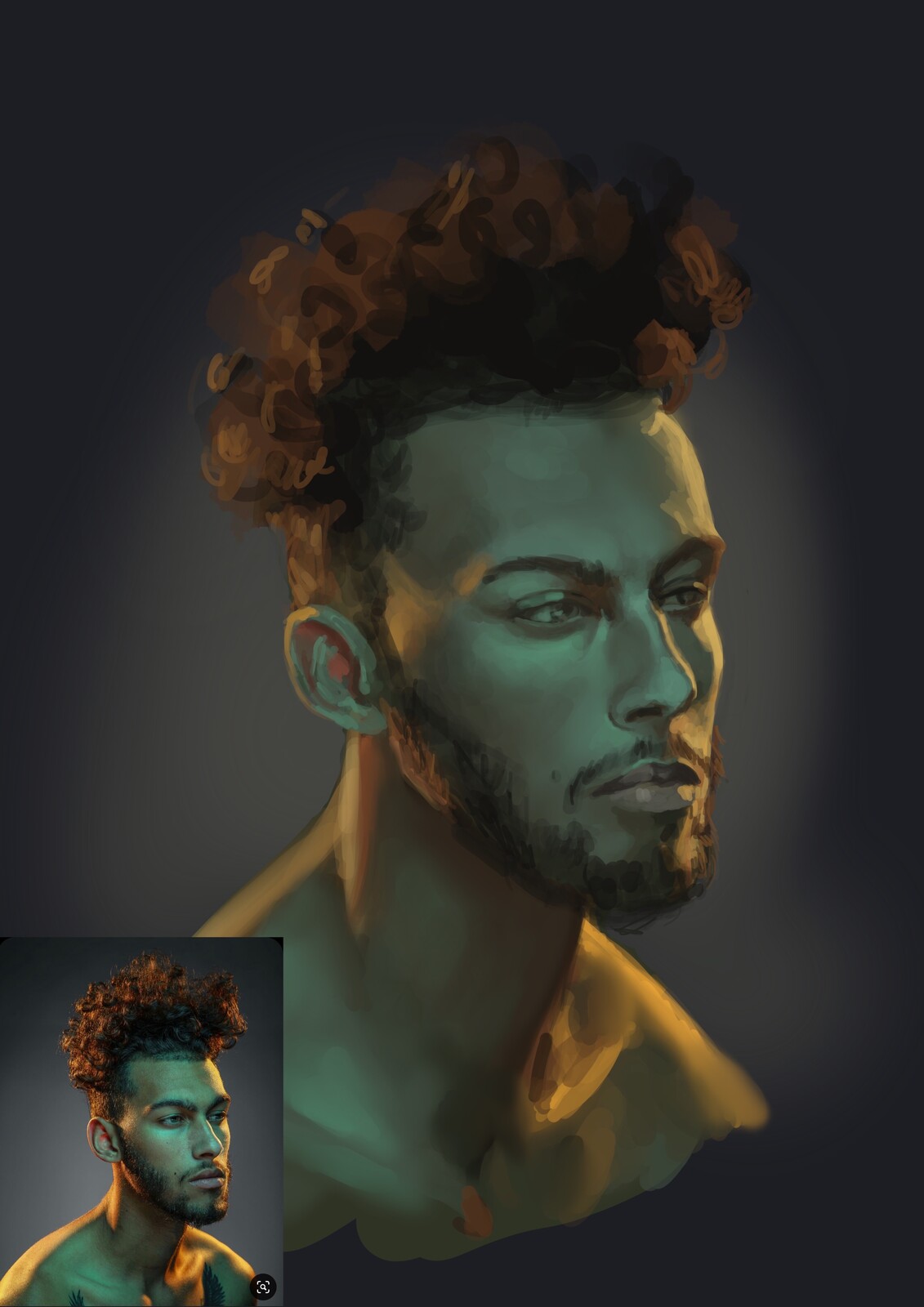 Pablo Escobar - Light and color study