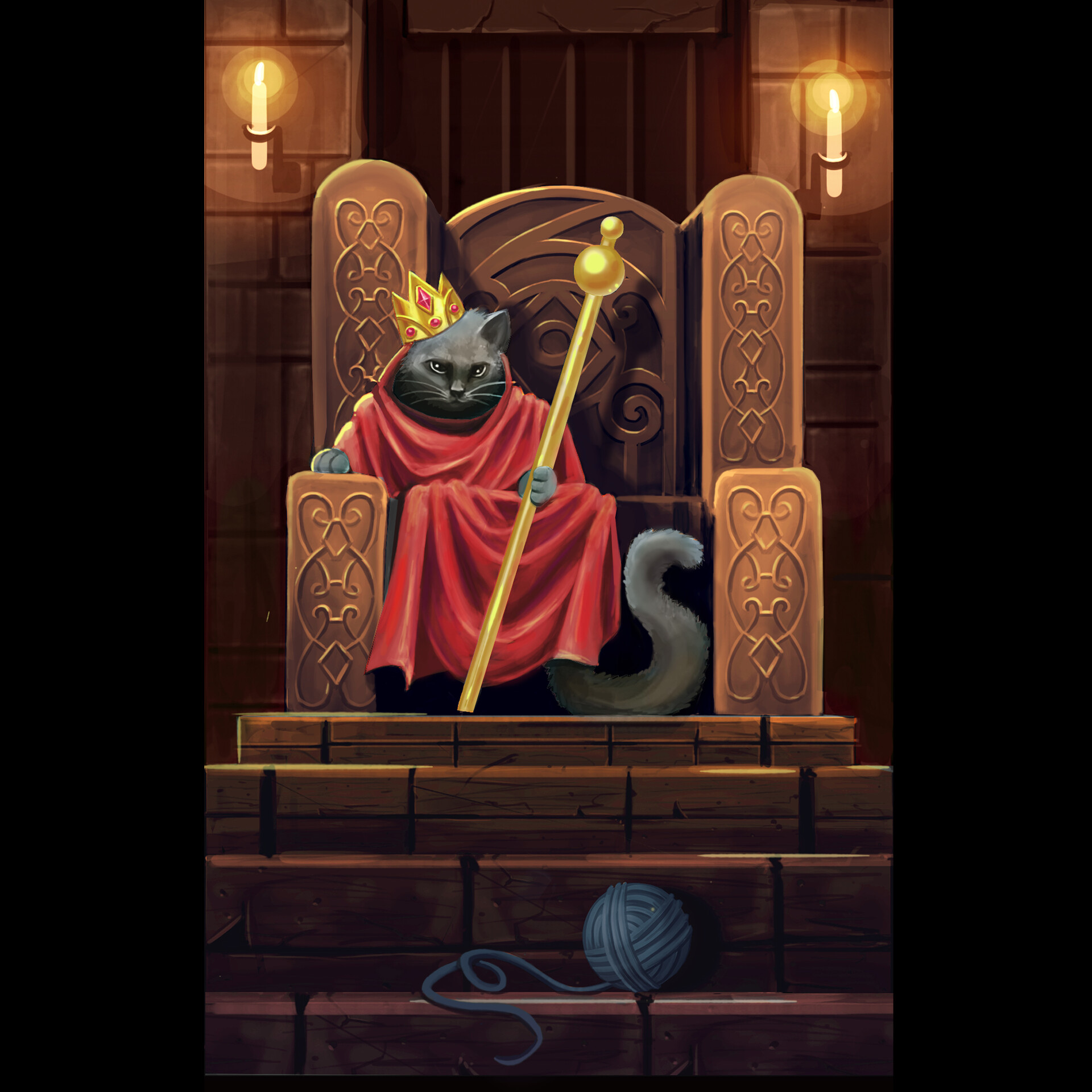ArtStation - Cat king