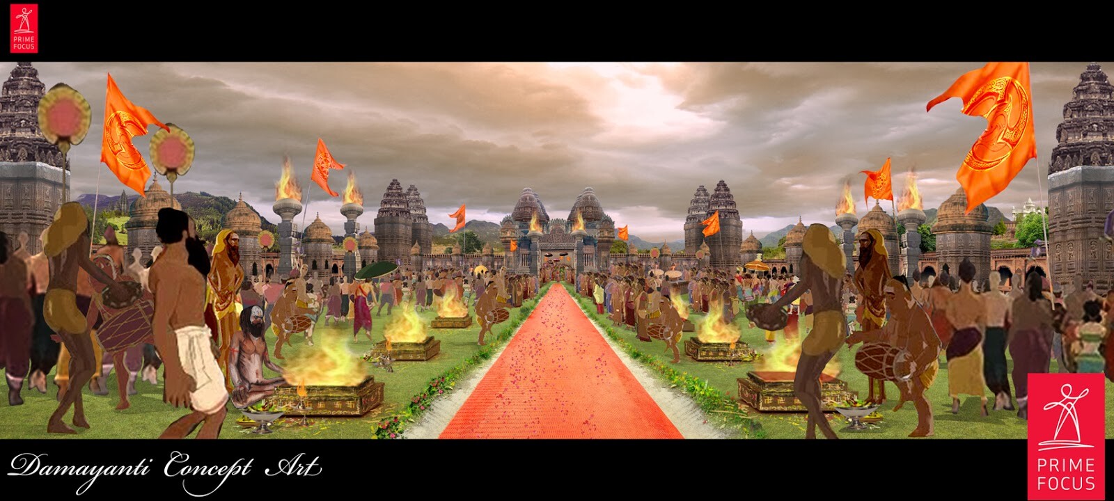 ArtStation - Damyanti Set Concept art